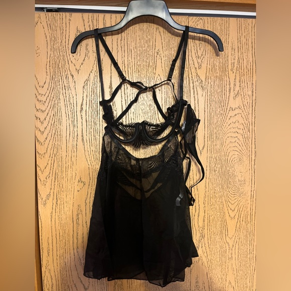 Yandy | Intimates & Sleepwear | Bundle Only Yandy Black Open Cup Teddy ...